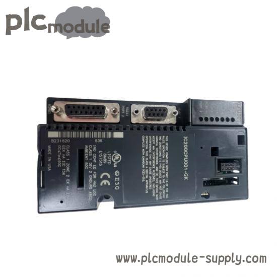Emerson IC200CPU001CPUs CPU with 34K Configurable Memory, RS232 & RS485 ...
